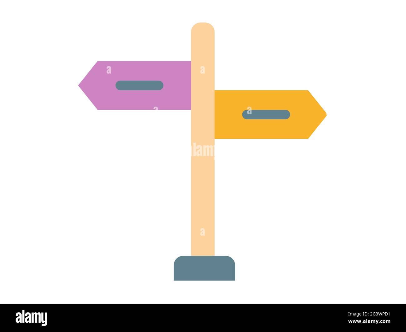 signboard single isolated icon with flat style vector illustration ...