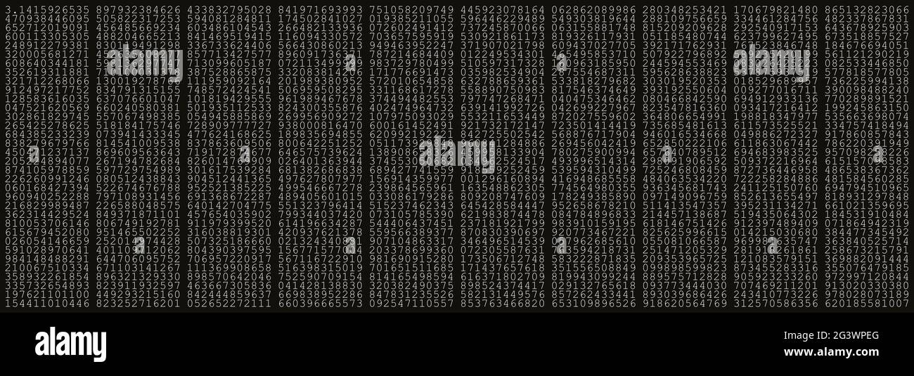 Pi symbol and number hi-res stock photography and images - Alamy