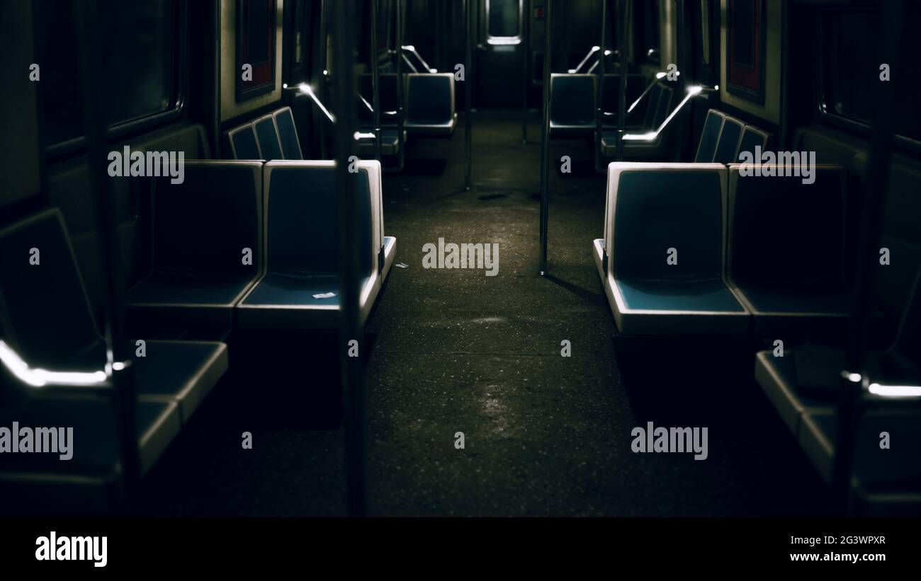 Nyc subway car interior vintage hi-res stock photography and images - Alamy