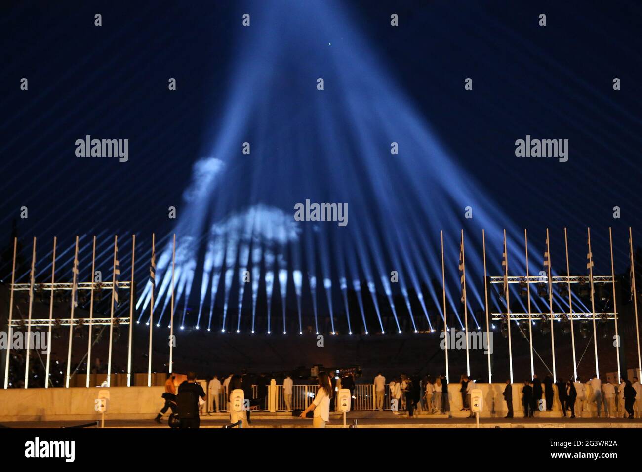 June 17, 2021, Athens, Greece: Dior fashion show at Panathenaic Stadium ...