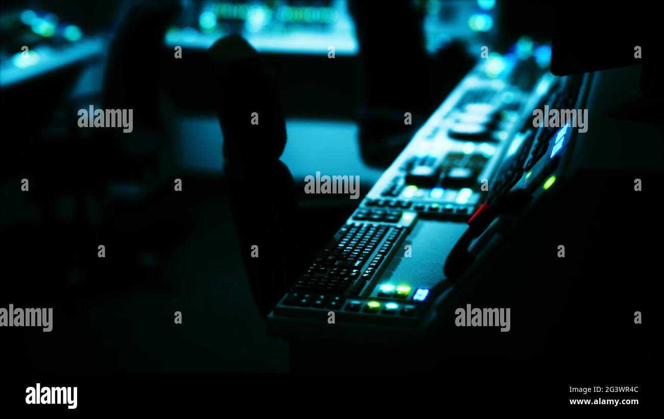 Man at nuclear control panel hi-res stock photography and images - Alamy