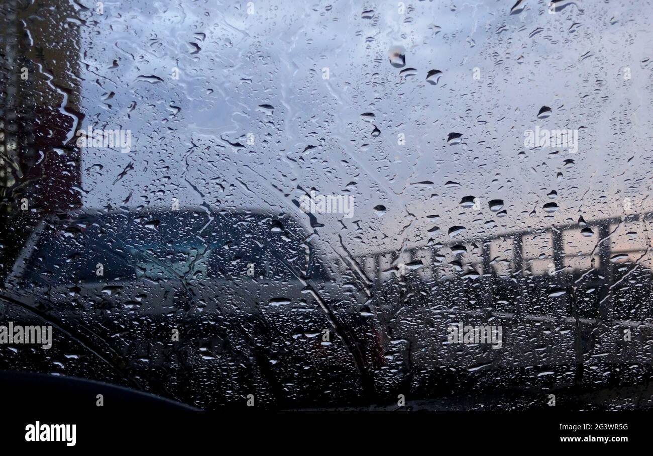 Rain wet through hi-res stock photography and images - Alamy