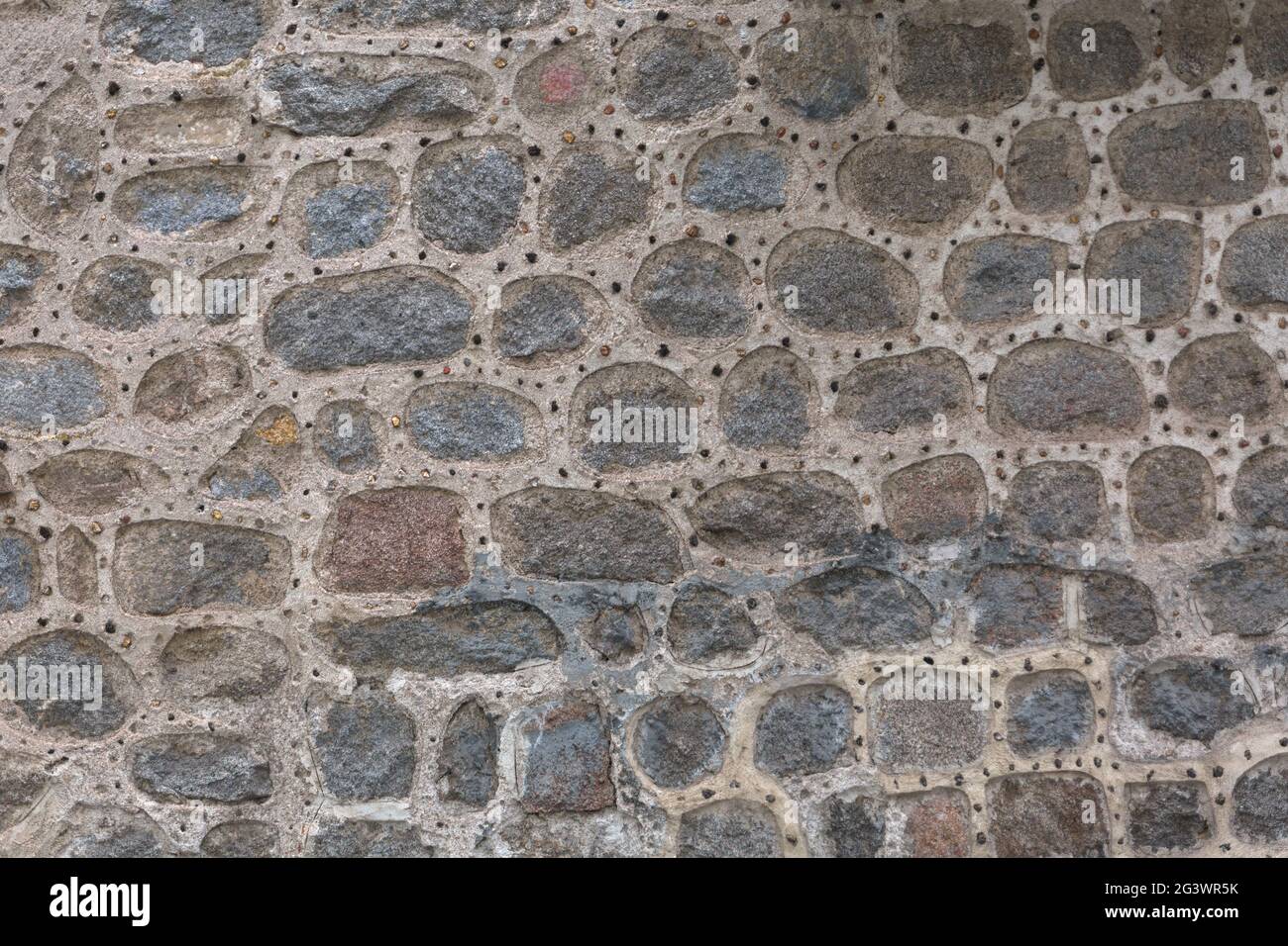 Architecture textures, detailed and rustic of irregular paired masonry ...