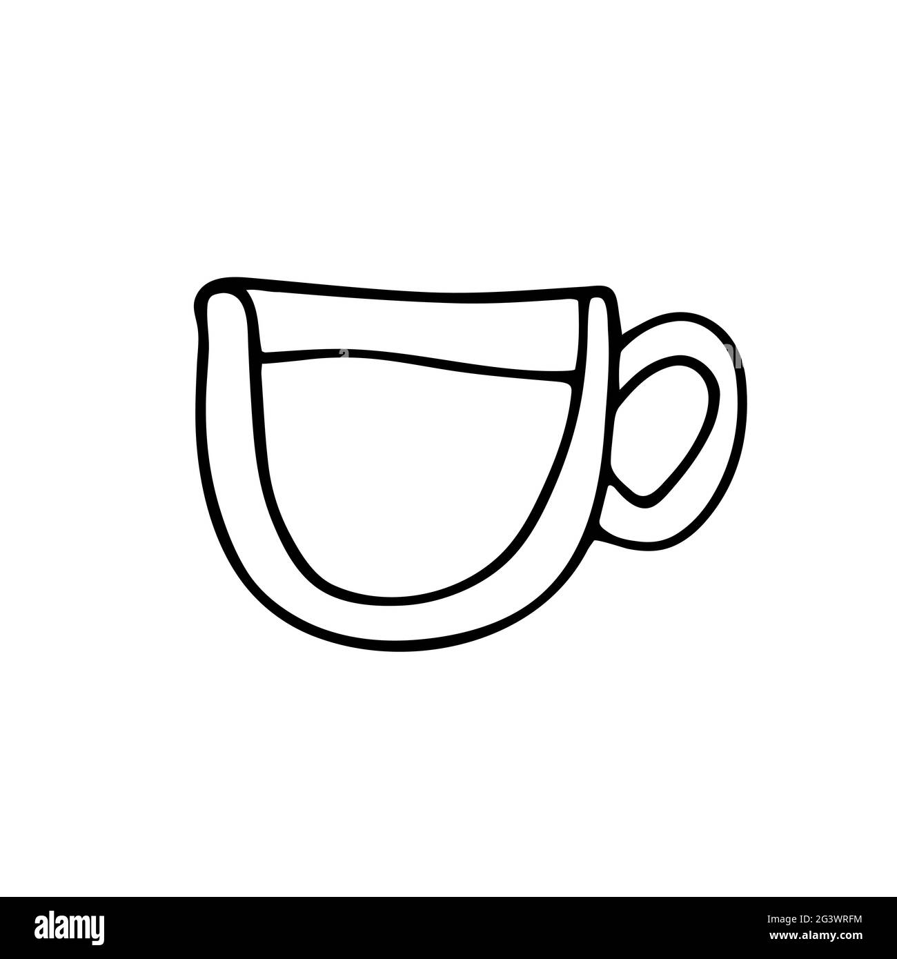 Matcha latte on white Stock Vector Images - Alamy