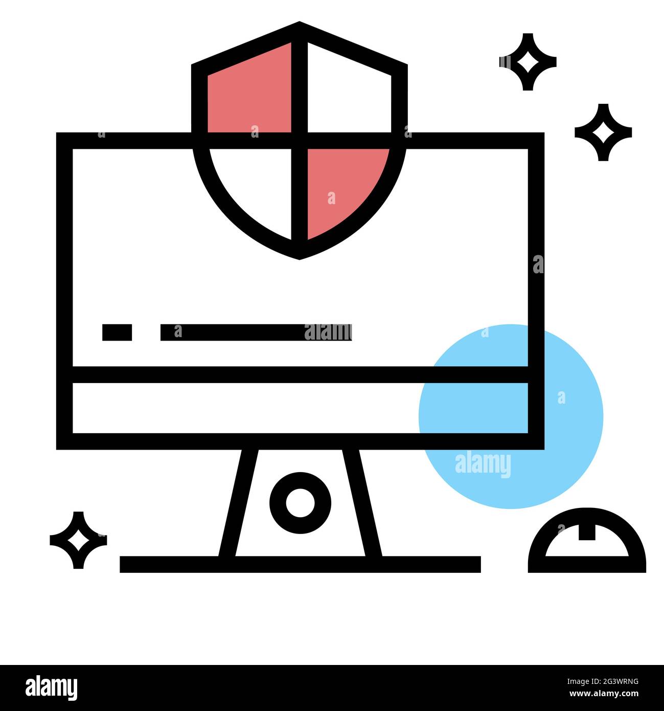 Security shield icon vector hi-res stock photography and images - Alamy