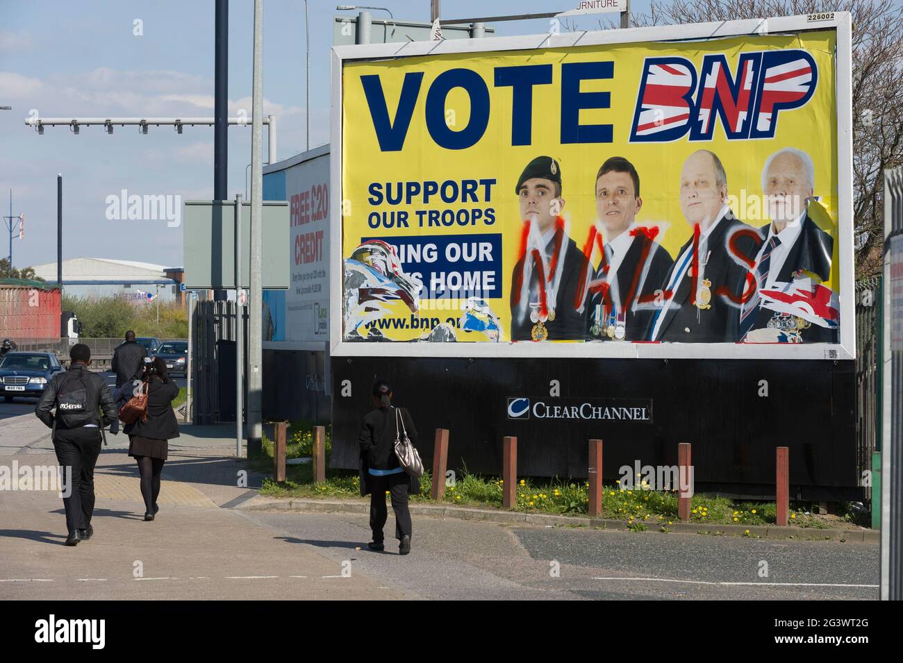 Deface election poster hi-res stock photography and images - Alamy