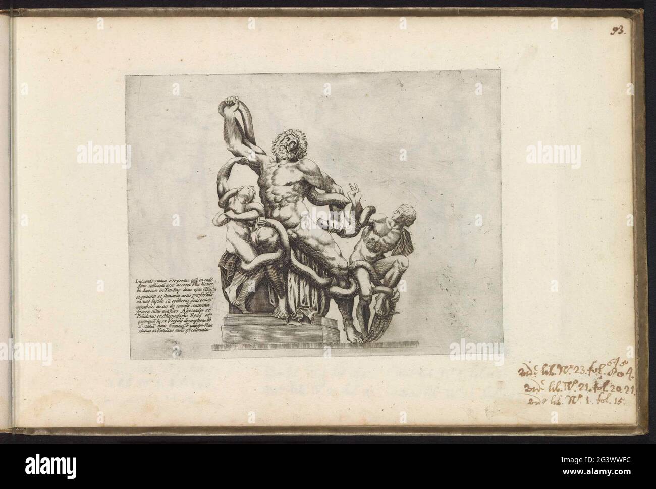 Sculpture of Laocoön and his sons; Sculptures from ancient times. The ...