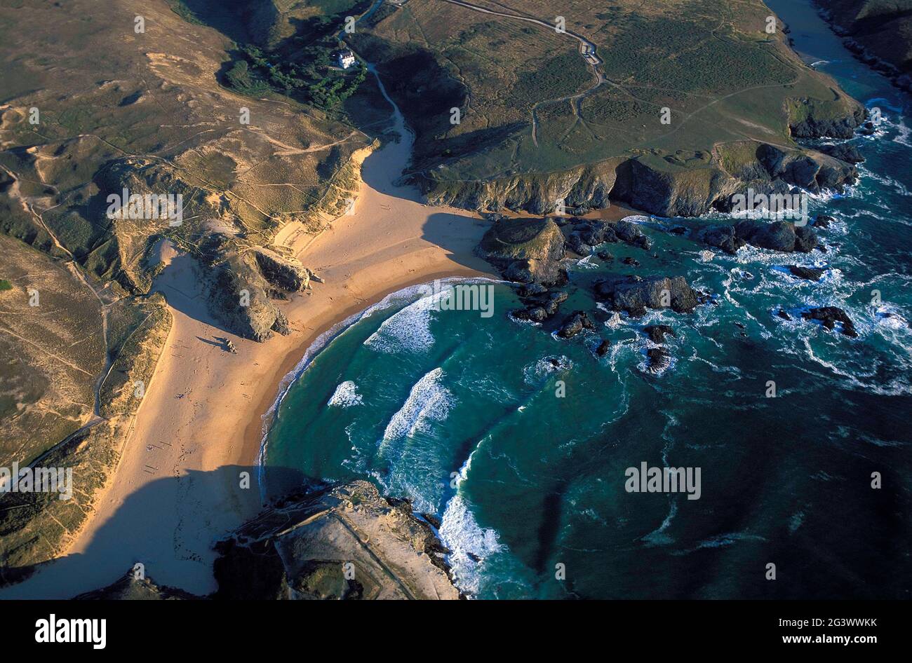 Belle ile en mer aerial view hi-res stock photography and images - Alamy