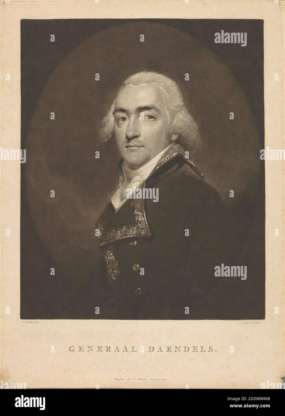 Portrait of Herman Willem Daendels. Portrait of General Herman Willem ...