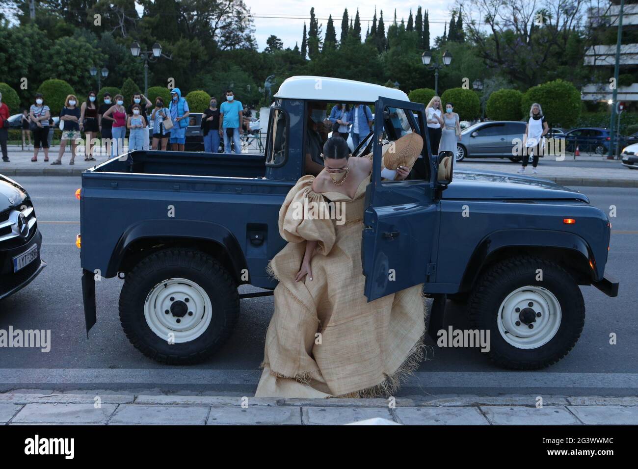 June 17, 2021, Athens, Greece: Arrivals at Dior fashion show at ...