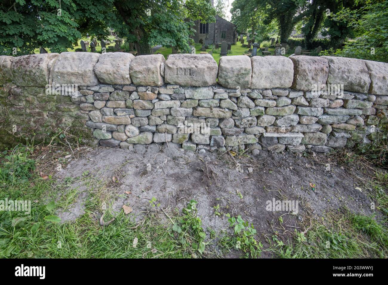 Drystone walling long preston hi-res stock photography and images - Alamy