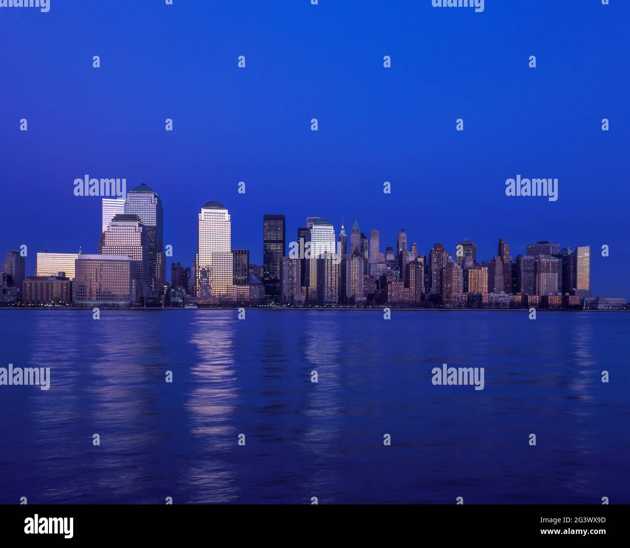 2006 HISTORICAL DOWNTOWN SKYLINE HUDSON RIVER MANHATTAN NEW YORK CITY ...