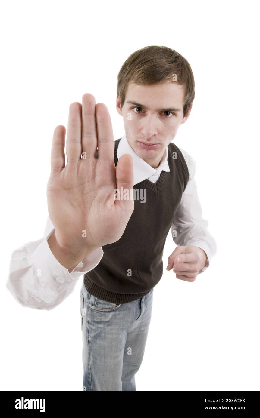 Hand forward stop hi-res stock photography and images - Alamy