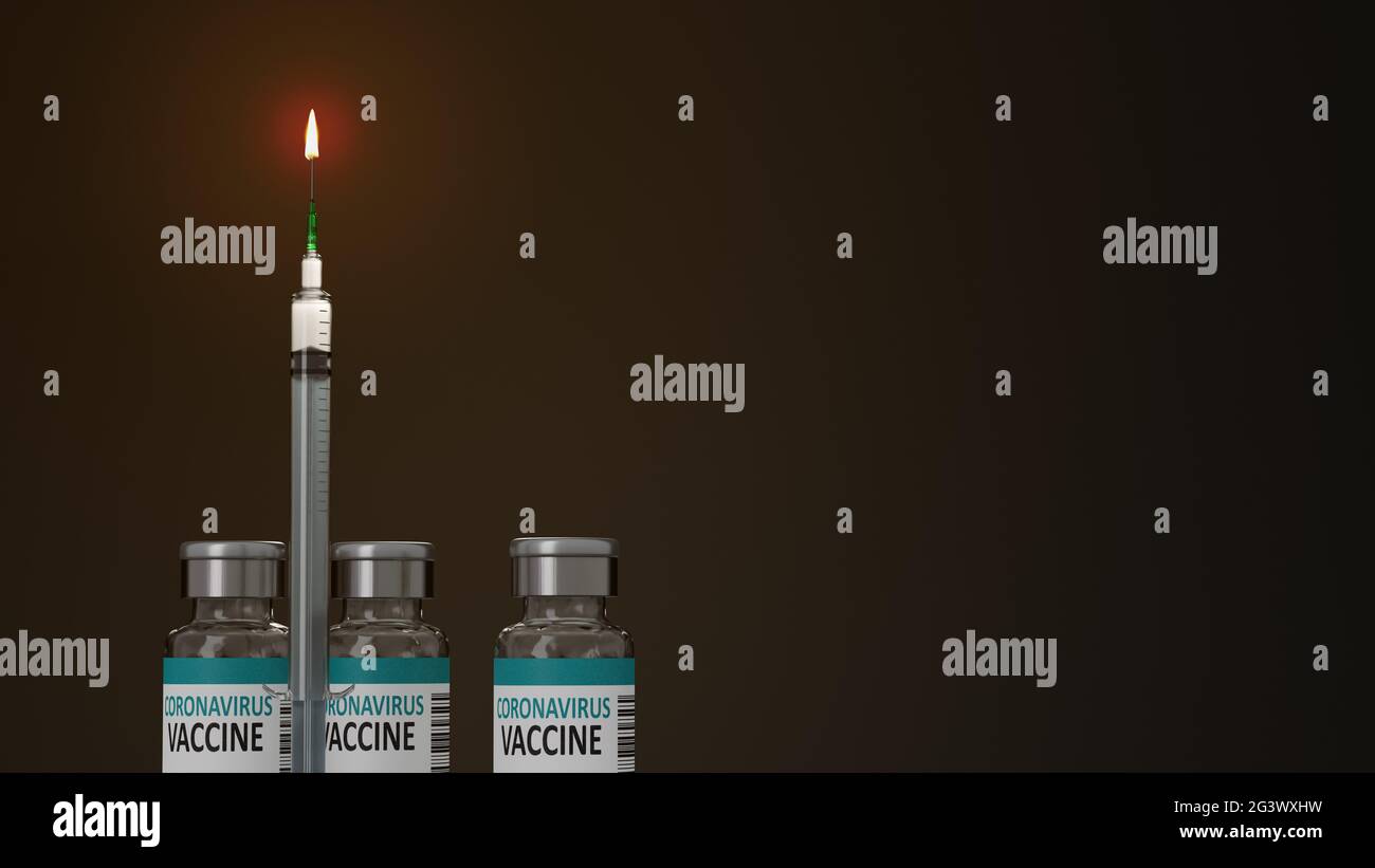 Syringe candle light Stock Photo - Alamy