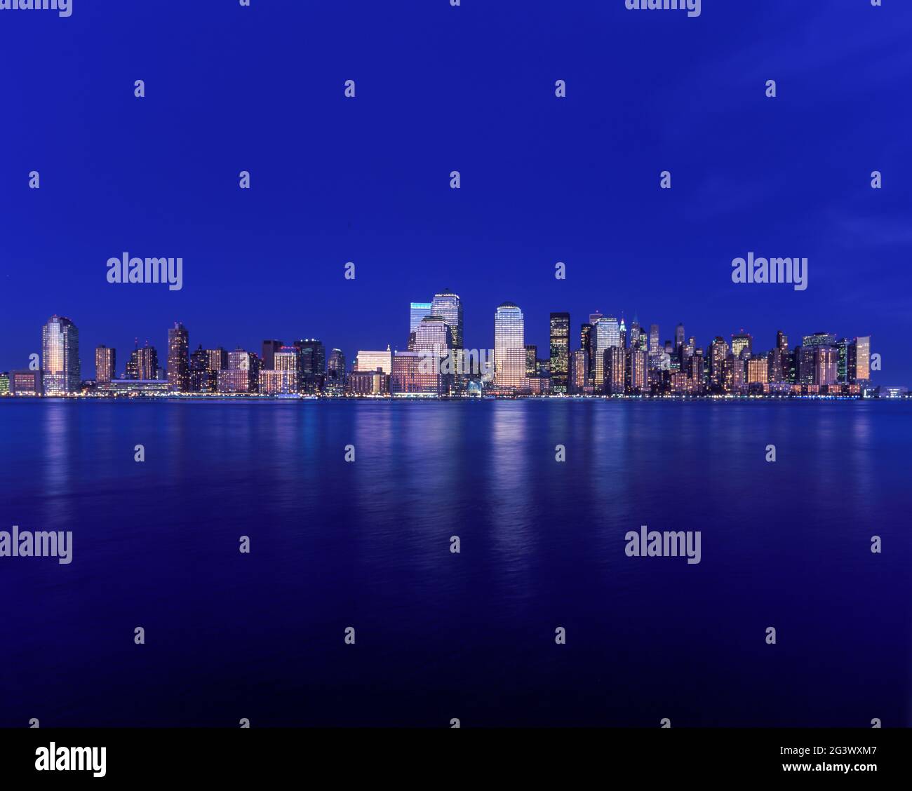 2006 HISTORICAL DOWNTOWN SKYLINE HUDSON RIVER MANHATTAN NEW YORK CITY ...
