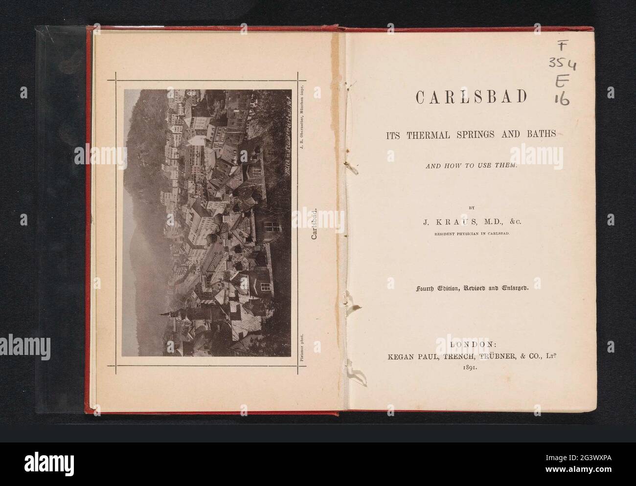 Carlsbad its thermal springs and baths and how to use them Stock Photo ...