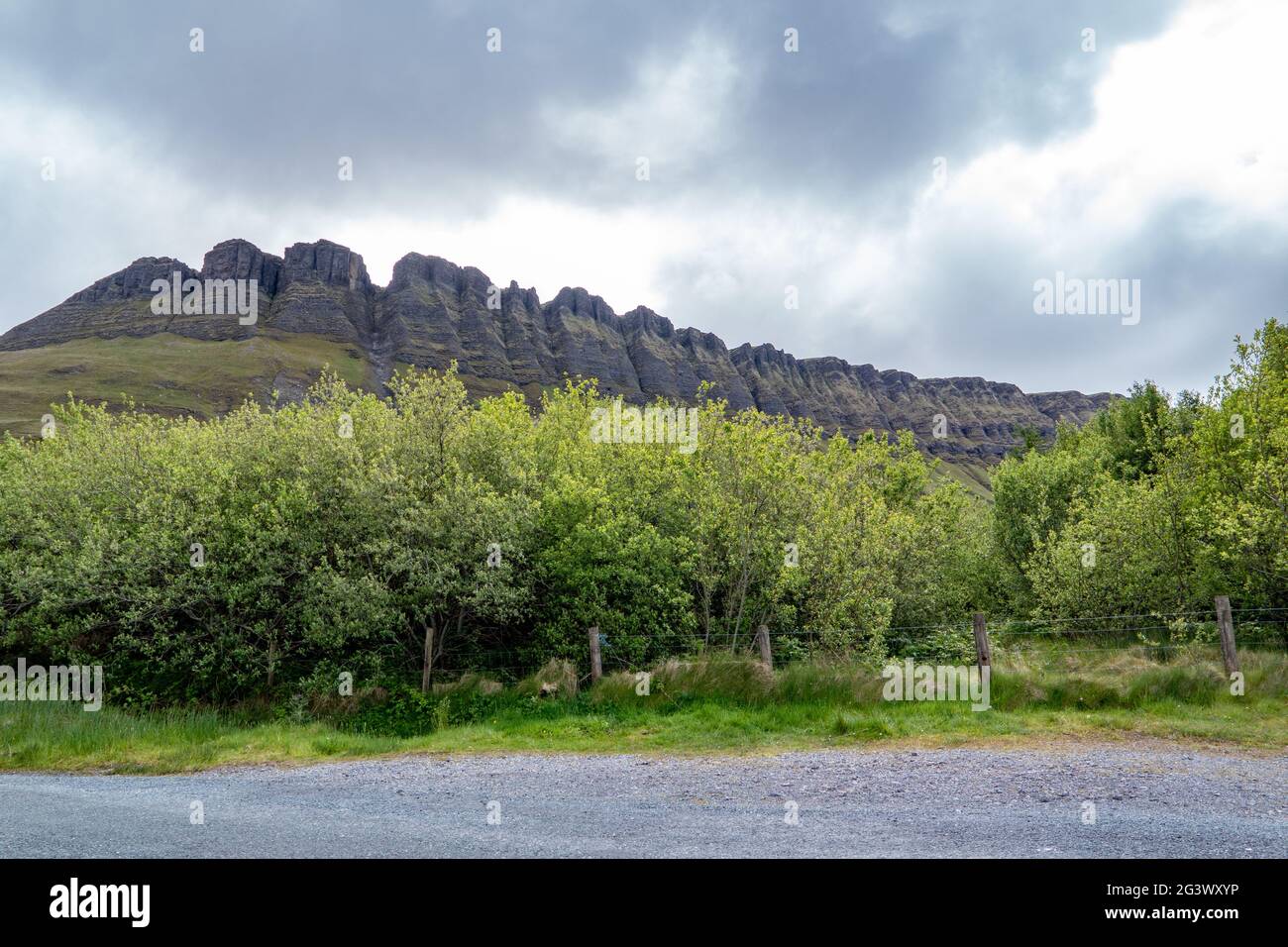 The stunning Mountain Benbulben in Sligo, Ireland Stock Photo - Alamy