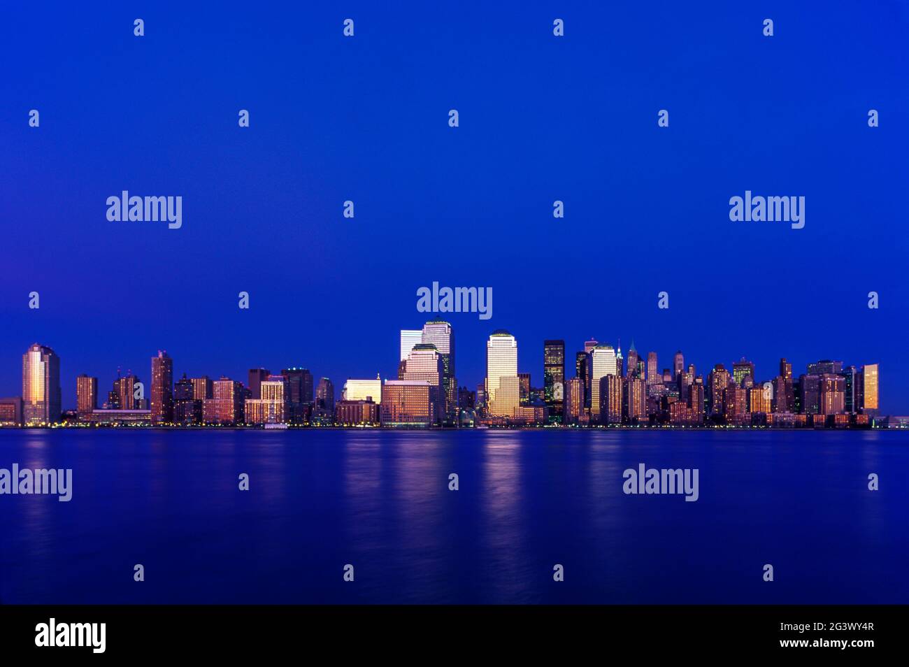 2006 HISTORICAL DOWNTOWN SKYLINE HUDSON RIVER MANHATTAN NEW YORK CITY ...