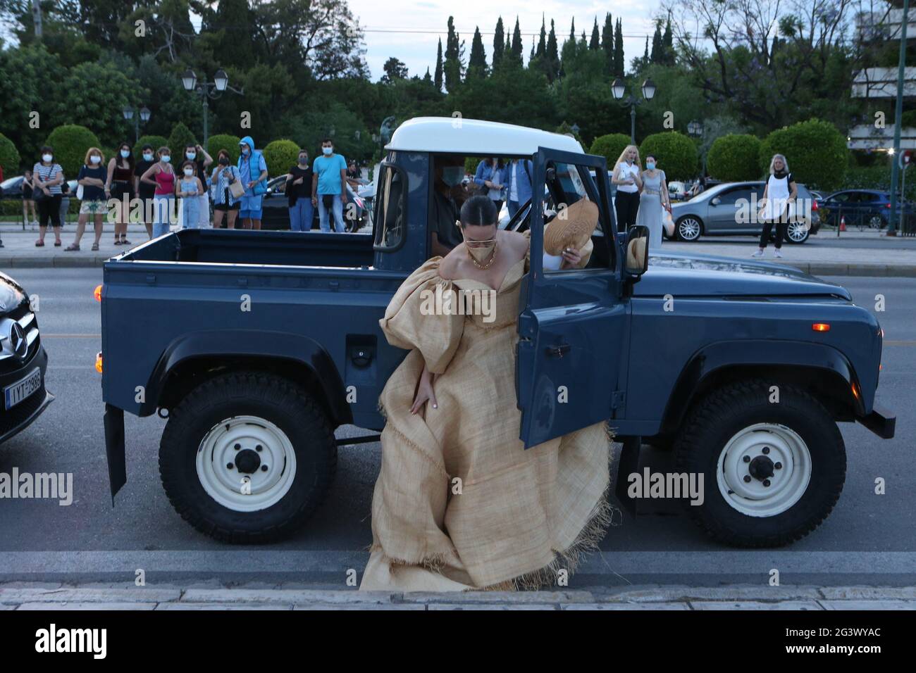 June 17, 2021, Athens, Greece: Arrivals at Dior fashion show at ...