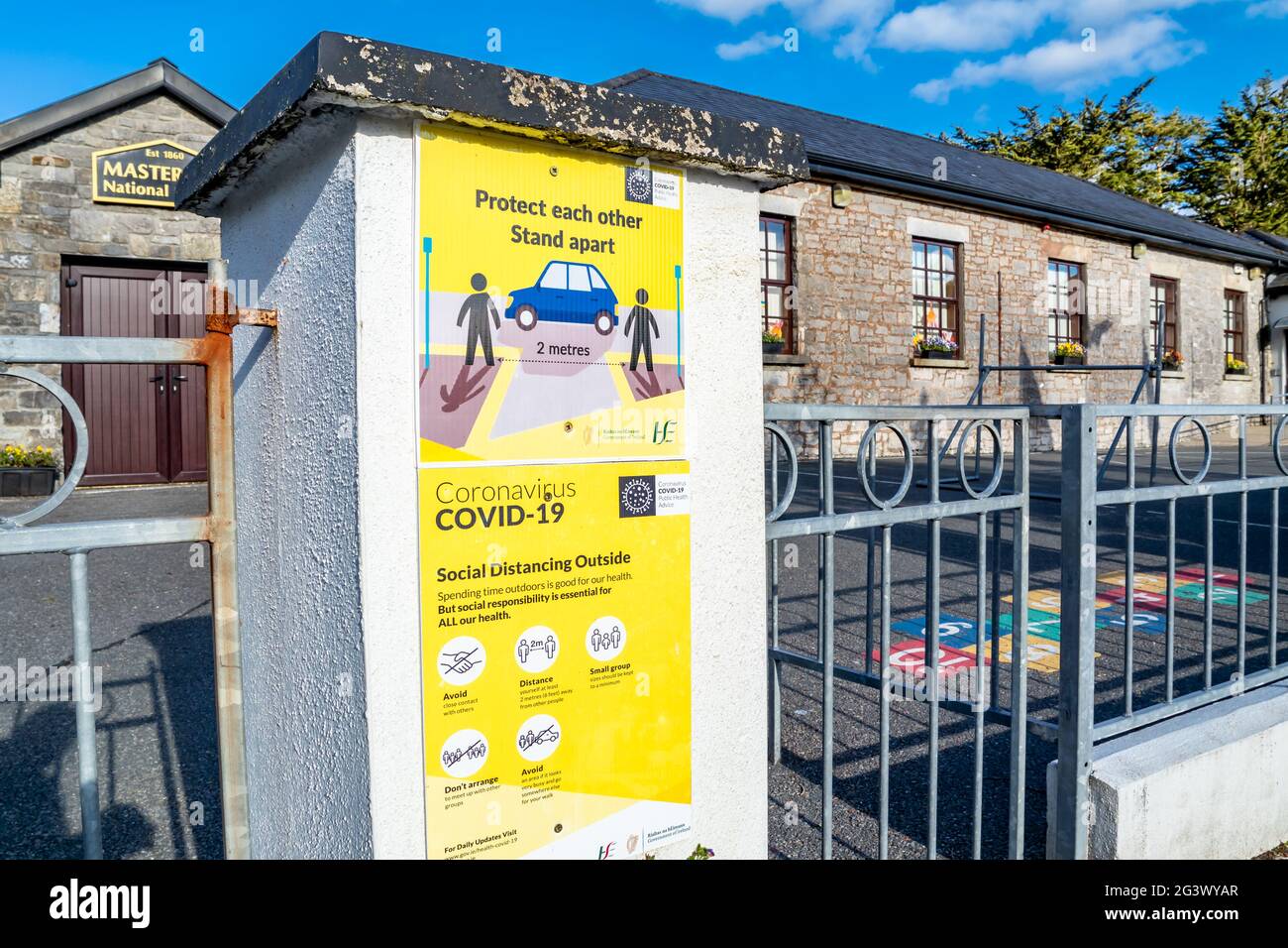 Manorhamilton, Ireland - May 25 2021 : Masterson National School is ...