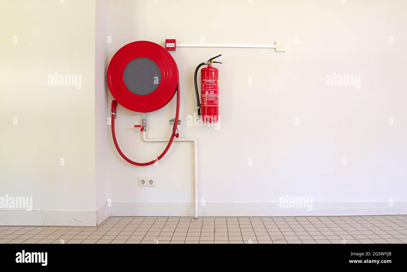 Fire hose connection valves hi-res stock photography and images - Alamy