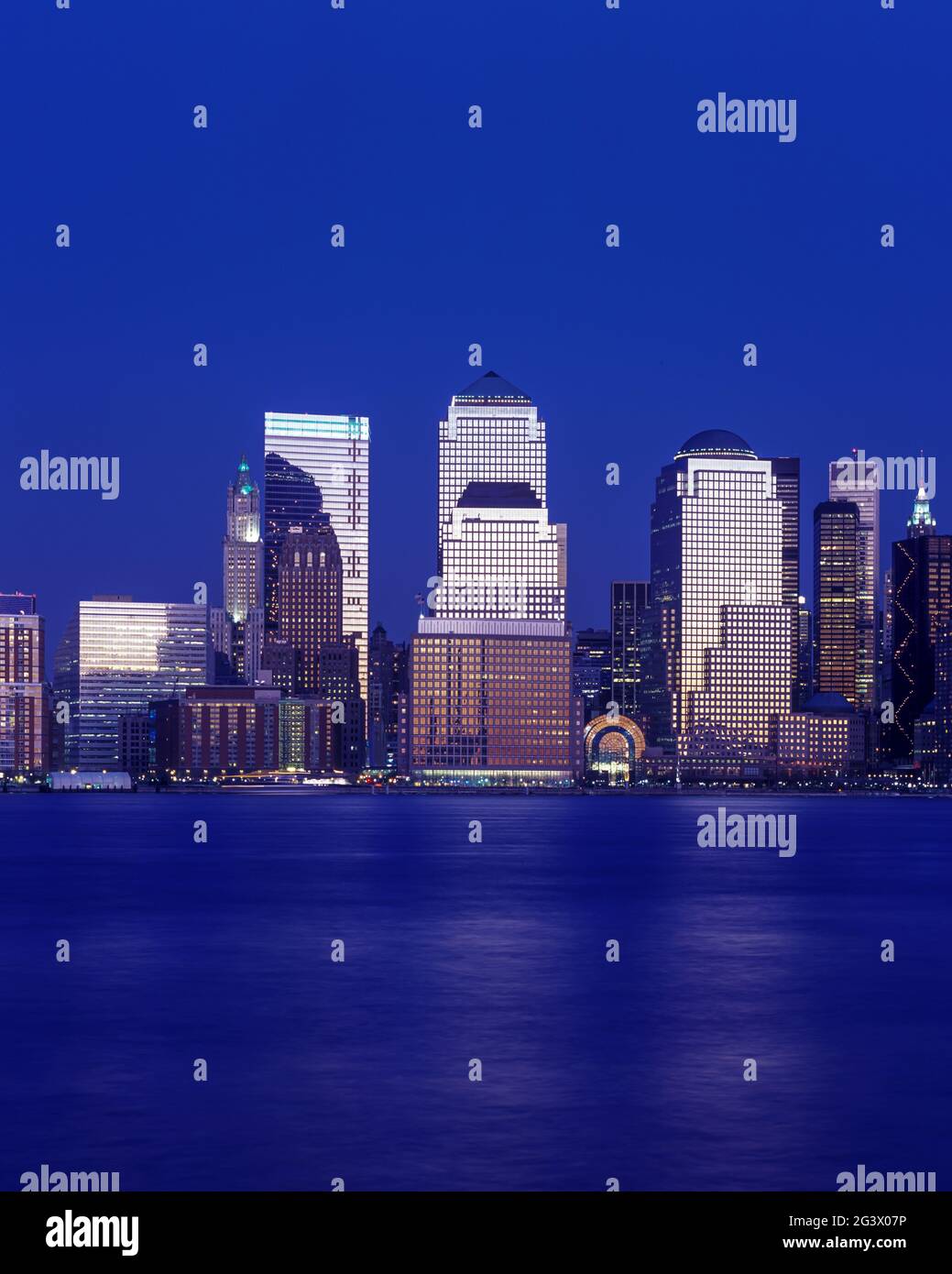 2006 HISTORICAL FINANCIAL DISTRICT DOWNTOWN SKYLINE MANHATTAN NEW YORK ...