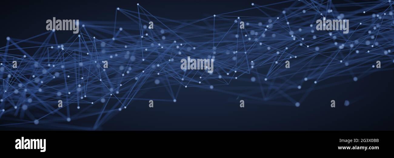 Abstract mesh with glowing spots background Stock Photo - Alamy