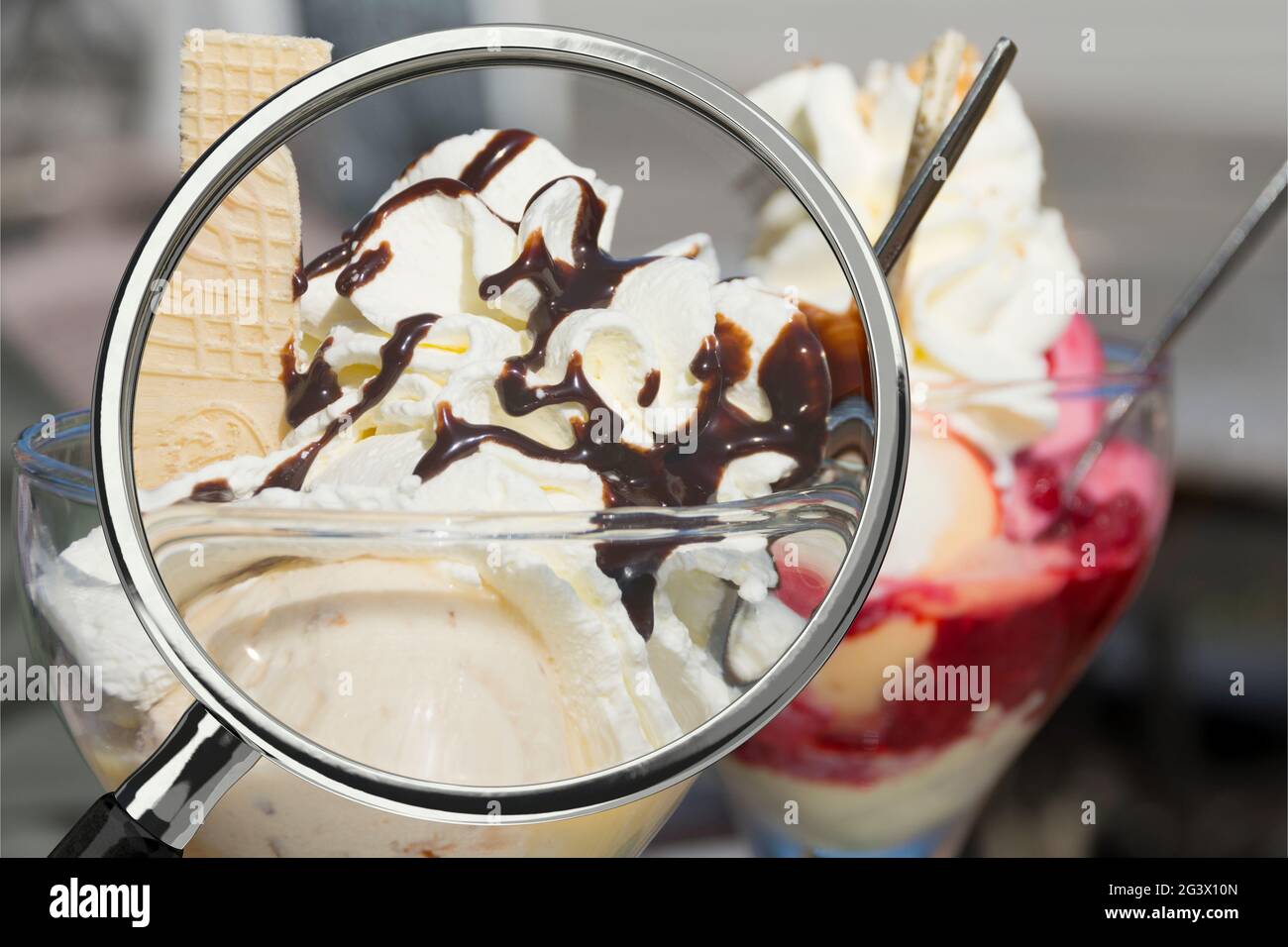 Ice cream is controlled Stock Photo - Alamy