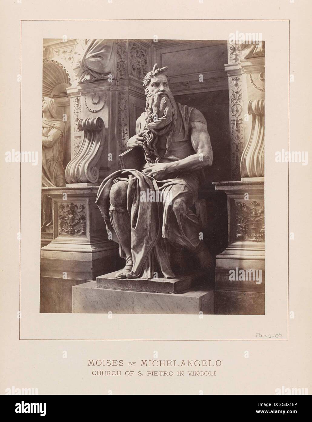 Sculpture Moses by Michelangelo in the San Pietro in Vincoli in Rome ...