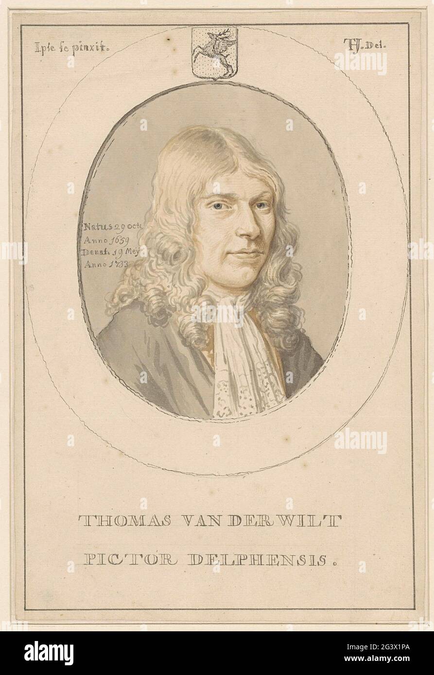 Self-Portrait of Thomas van der Wilt. Self-Portrait of the Painter ...