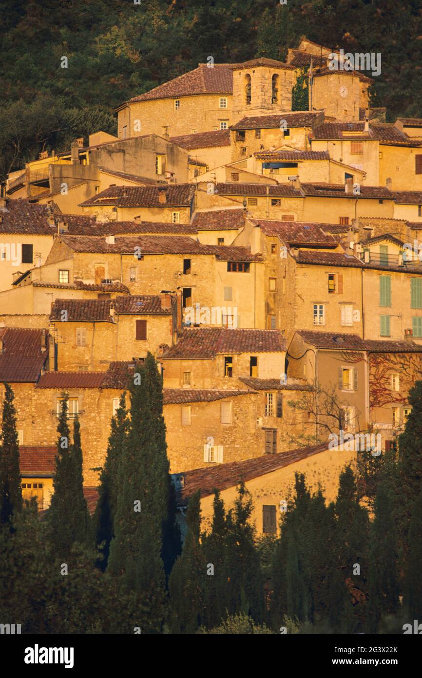 VAR (83) HAUT VAR. SEILLANS VILLAGE Stock Photo - Alamy