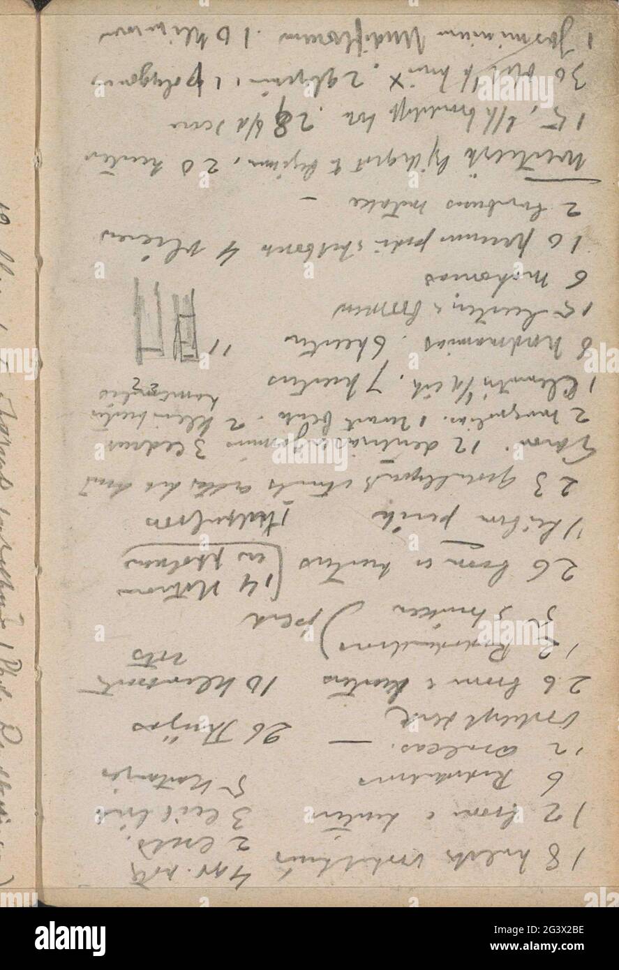 Annotations. Page 92 From a sketchbook with 46 sheets manufactured in ...