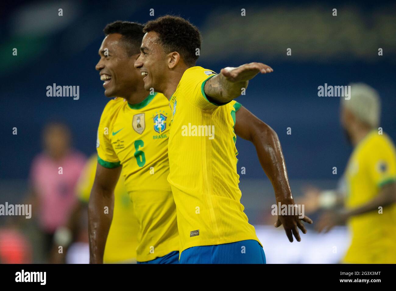 17th June 2021; Nilton Santos Stadium, Rio de Janeiro, Brazil; Copa ...