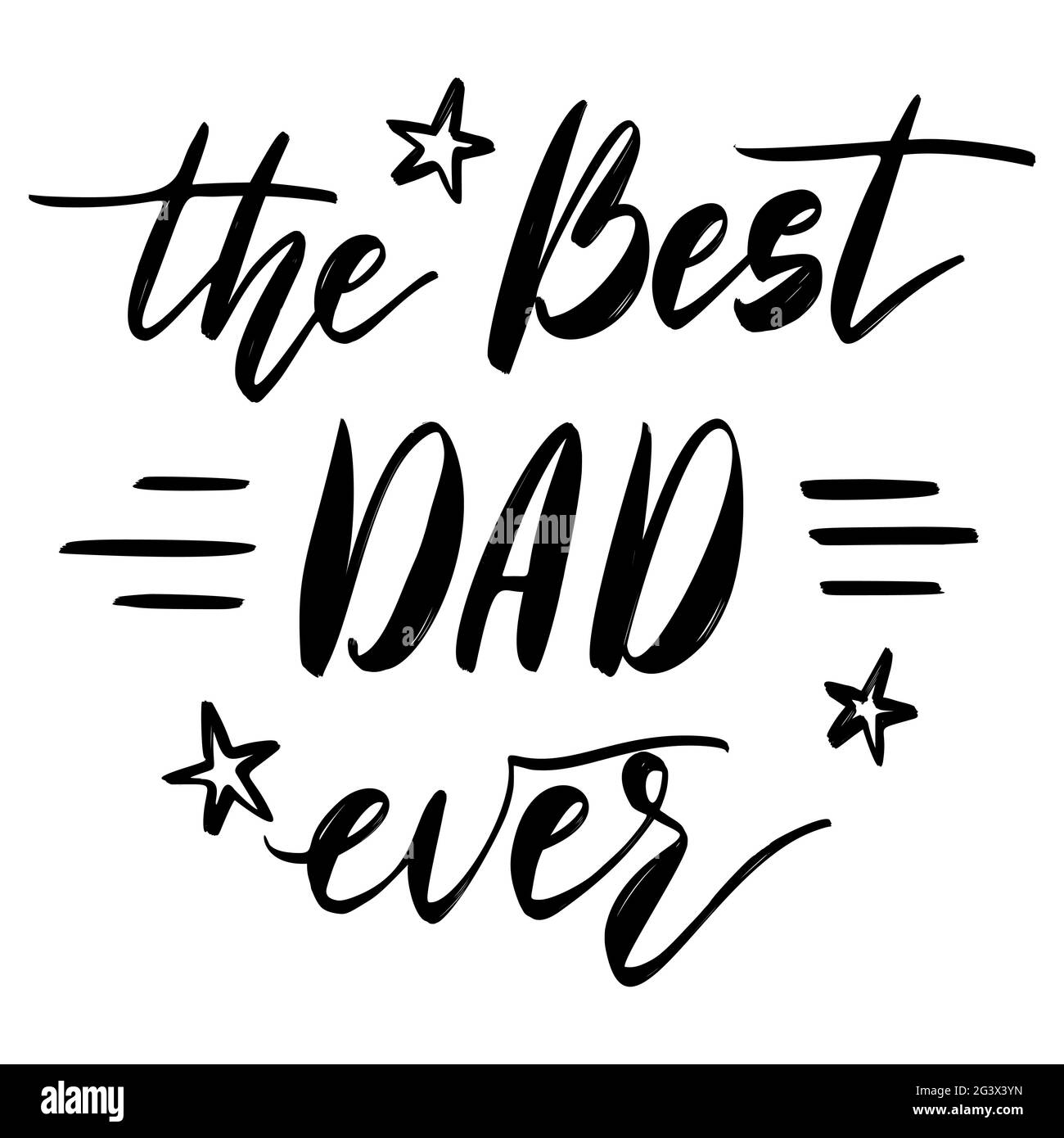 Number One Dad Clipart Black