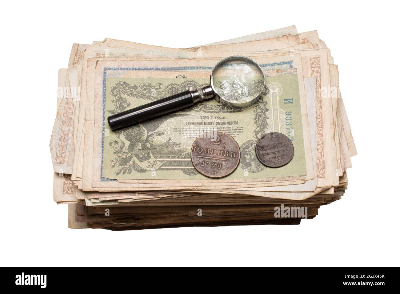 collectibles Coins Banknotes Awards Stock Photo - Alamy