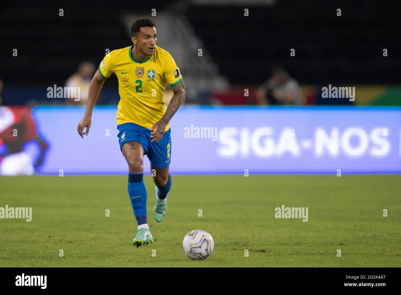 17th June 2021; Nilton Santos Stadium, Rio de Janeiro, Brazil; Copa America, Brazil versus Peru ...
