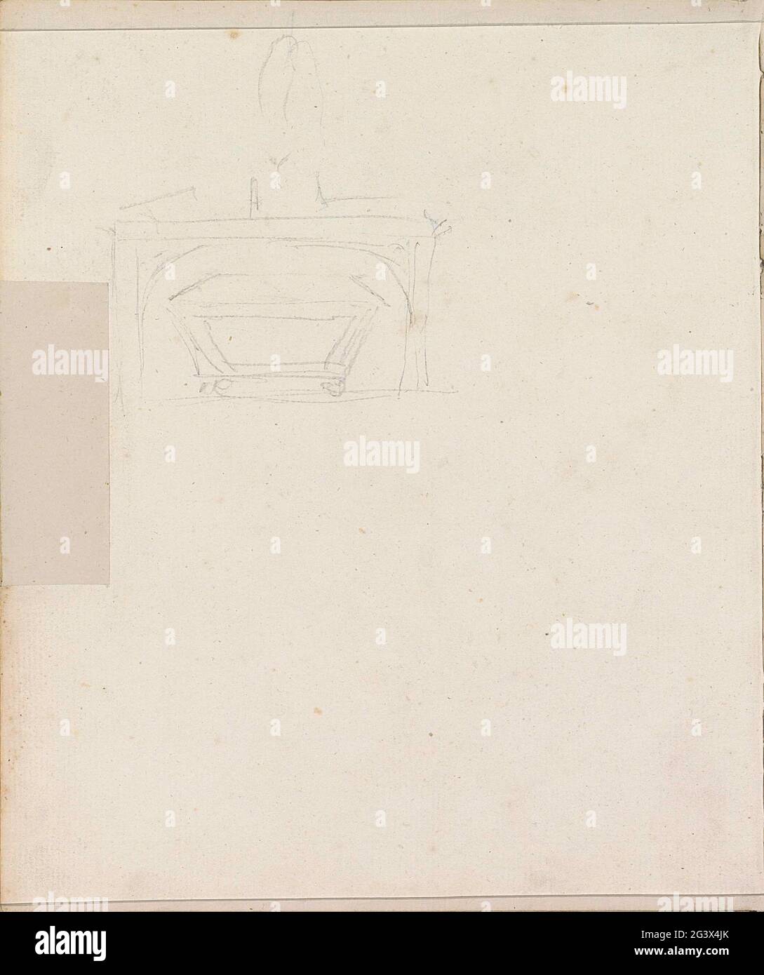 Study. Leaf 2 Verso from a sketchbook with 95 sheets Stock Photo - Alamy