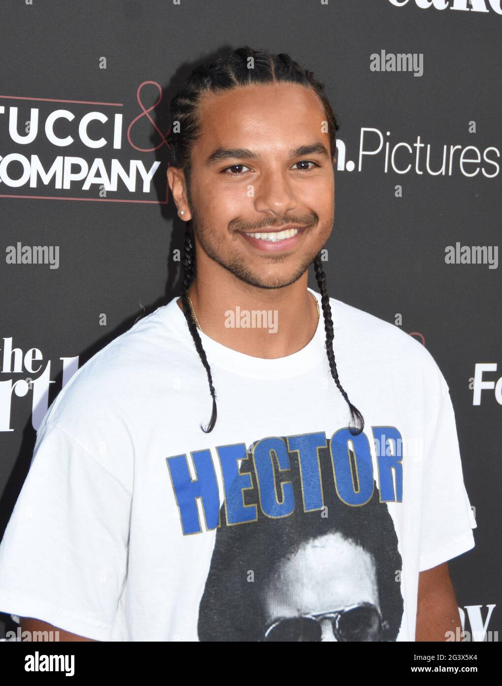 Beverly Hills, California, USA 16th June 2021 Actor Tyler Dean Flores ...
