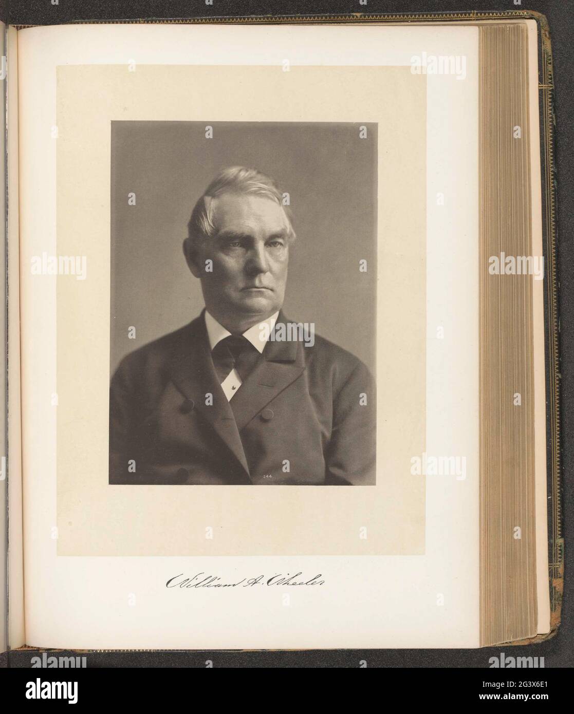 Portrait of William A. Wheeler Stock Photo - Alamy