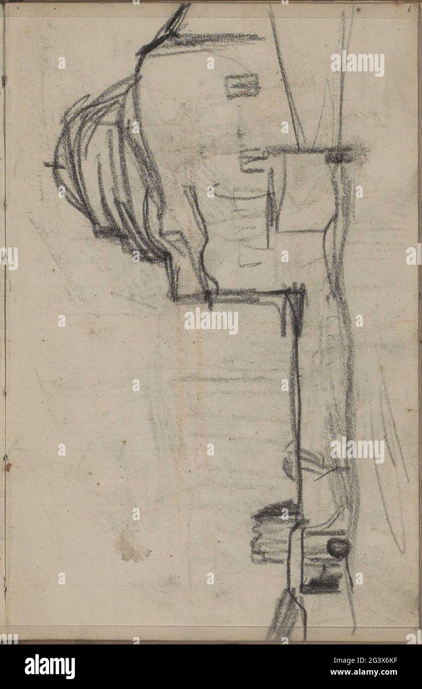 Building with dome. Possibly a mosque. Page 6 from a sketchbook with 56 ...