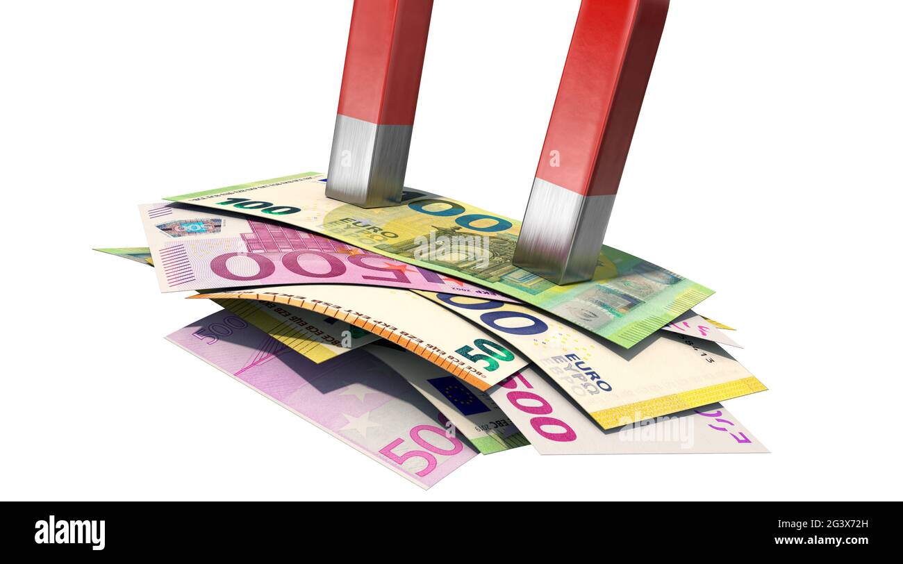 Symbolic image money in Cut Out Stock Images & Pictures - Alamy