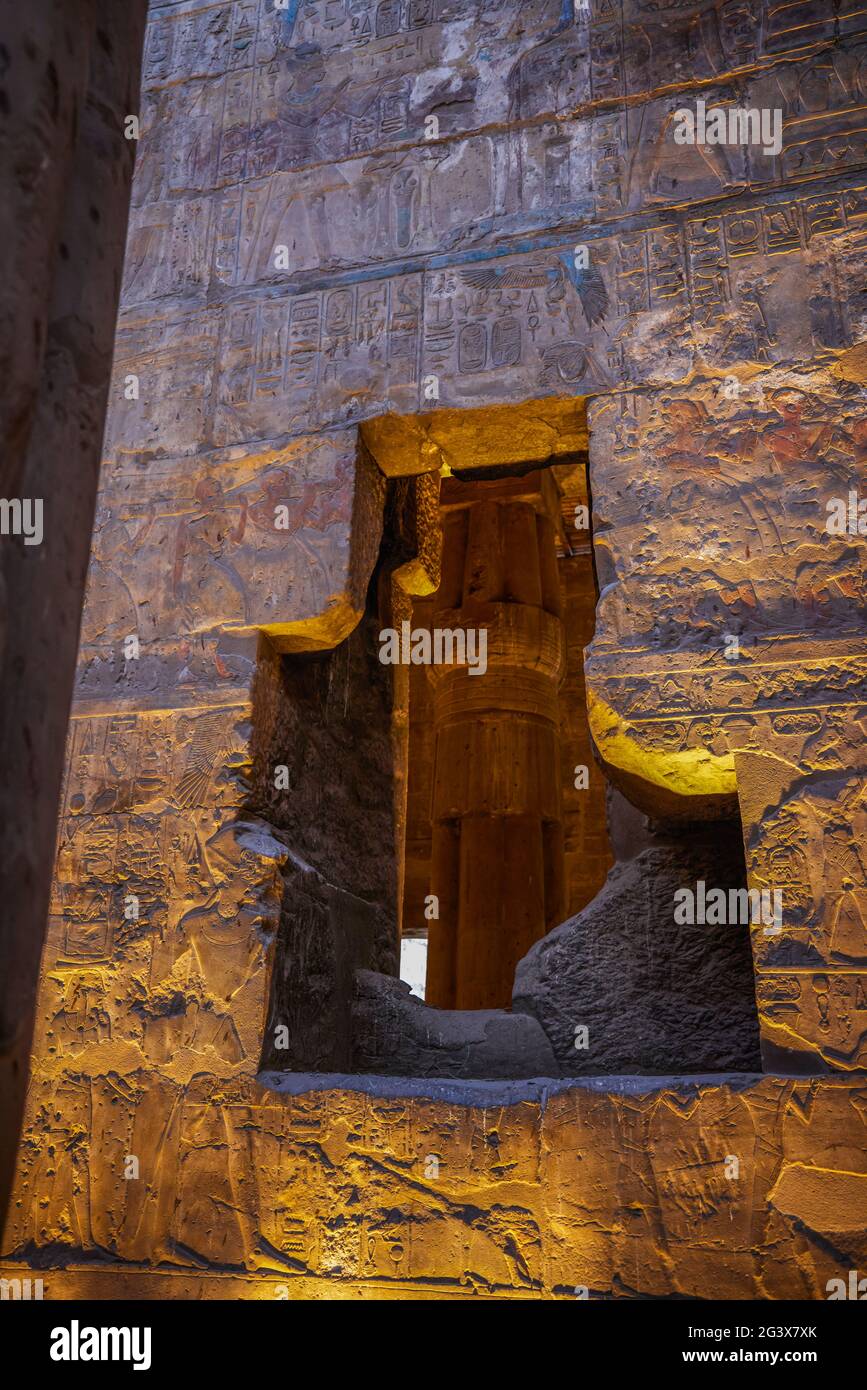 16-Apr-2021.The ancient Luxor temple in Luxor, Egypt Stock Photo - Alamy