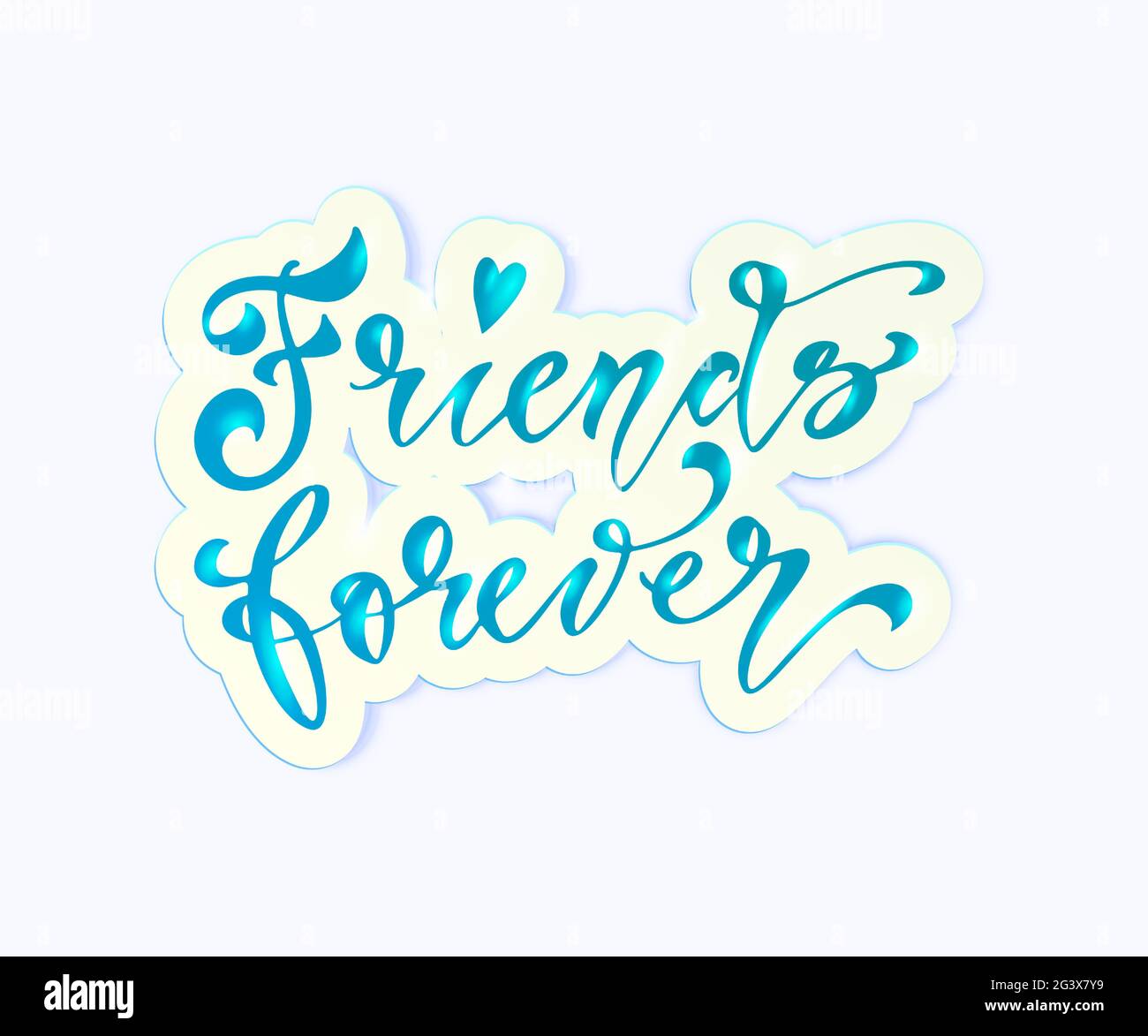 Retro friendship Cut Out Stock Images & Pictures - Alamy