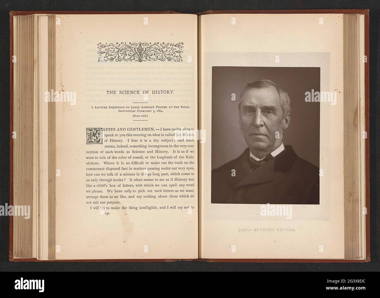 James Anthony Froude Stock Photo - Alamy