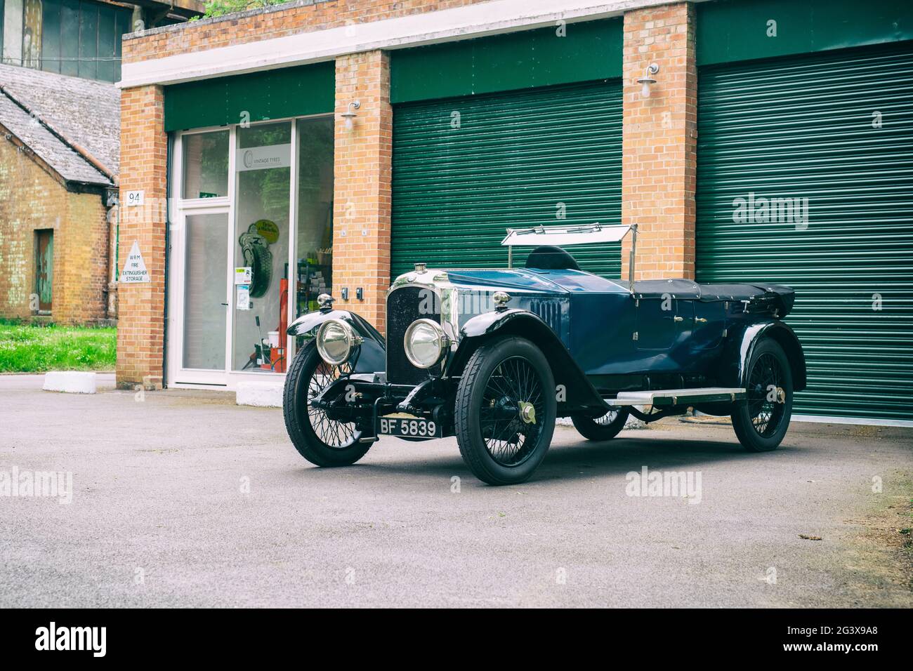 Vintage 1923 Vauxhall Velox car at Bicester Heritage Centre sunday ...