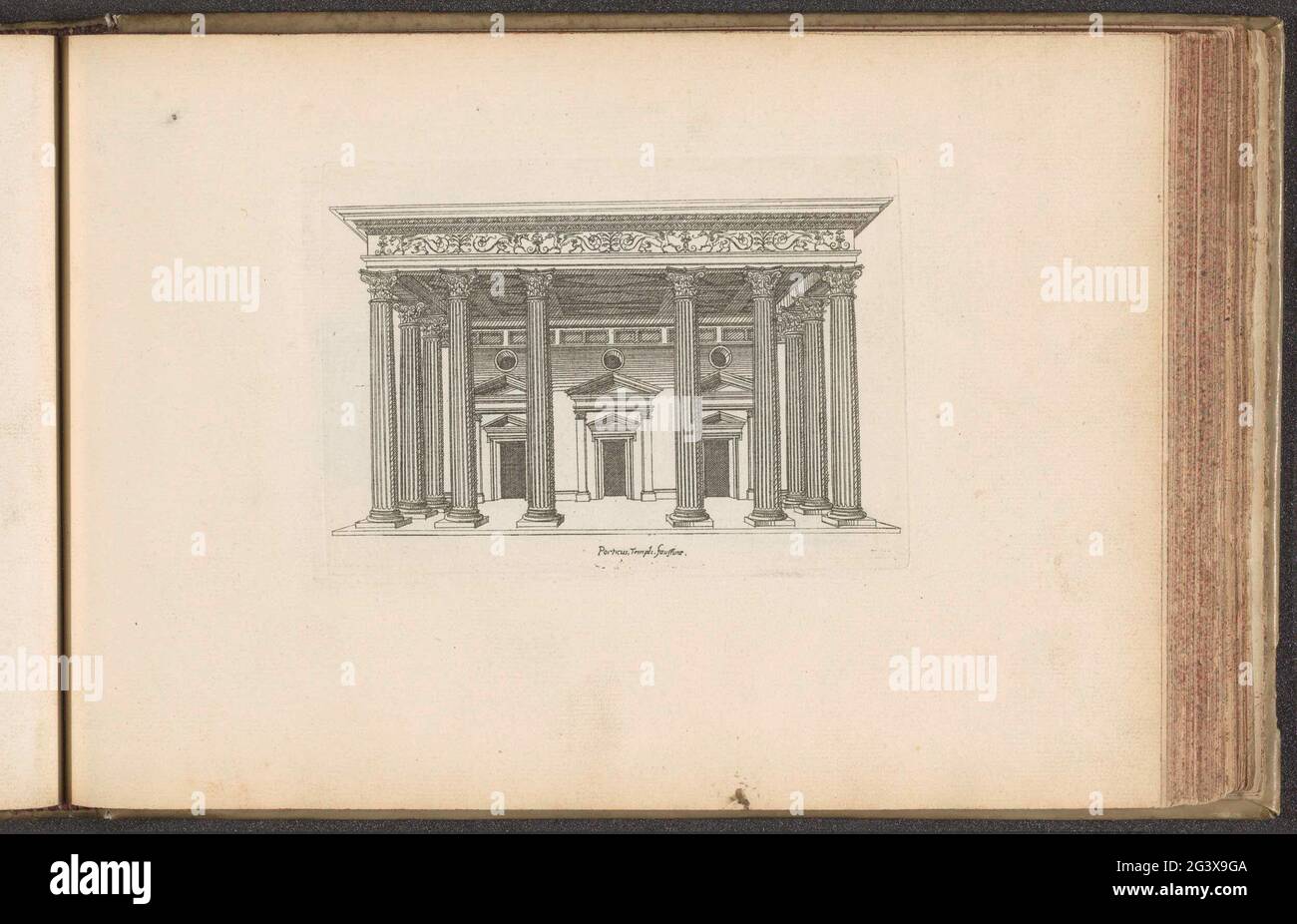 Temple with portal; Porticus Templi Faustinae; Temples and churches ...