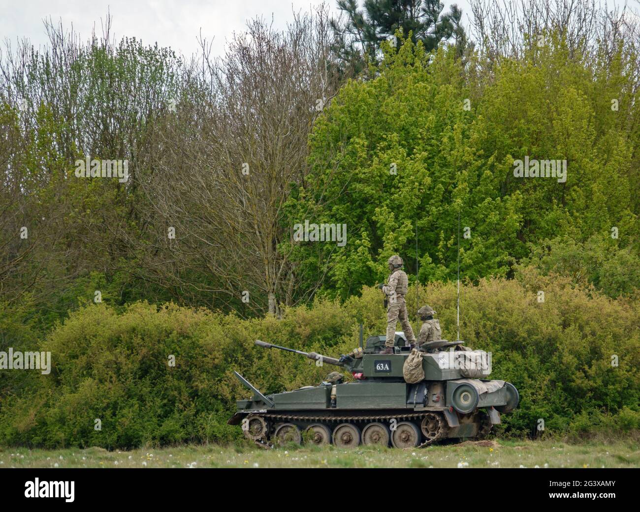british army FV107 Scimitar armoured tracked military reconnaissance ...
