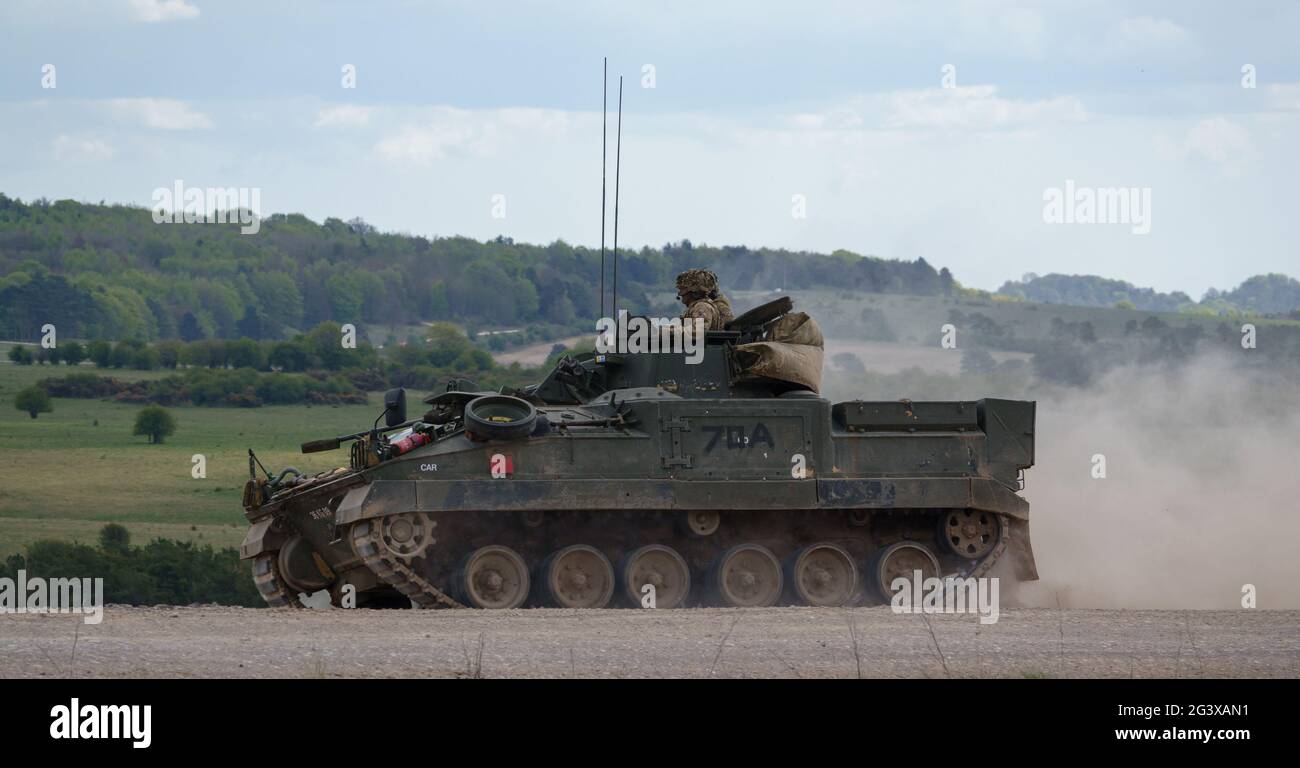british army military FV510 warrior light infantry fighting vehicle ...