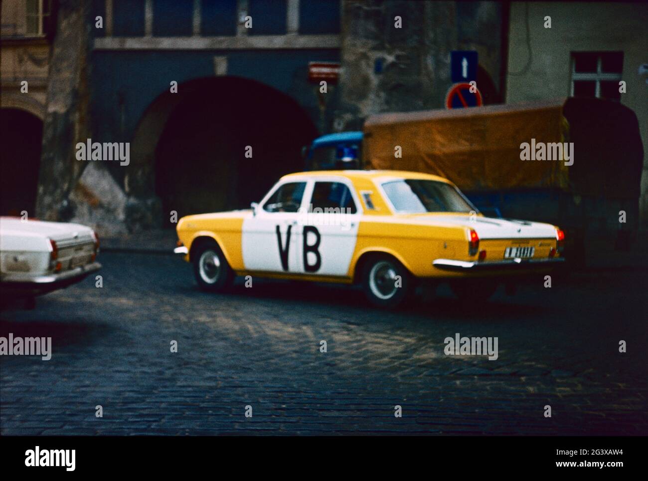 Police car slovakia hi-res stock photography and images - Alamy