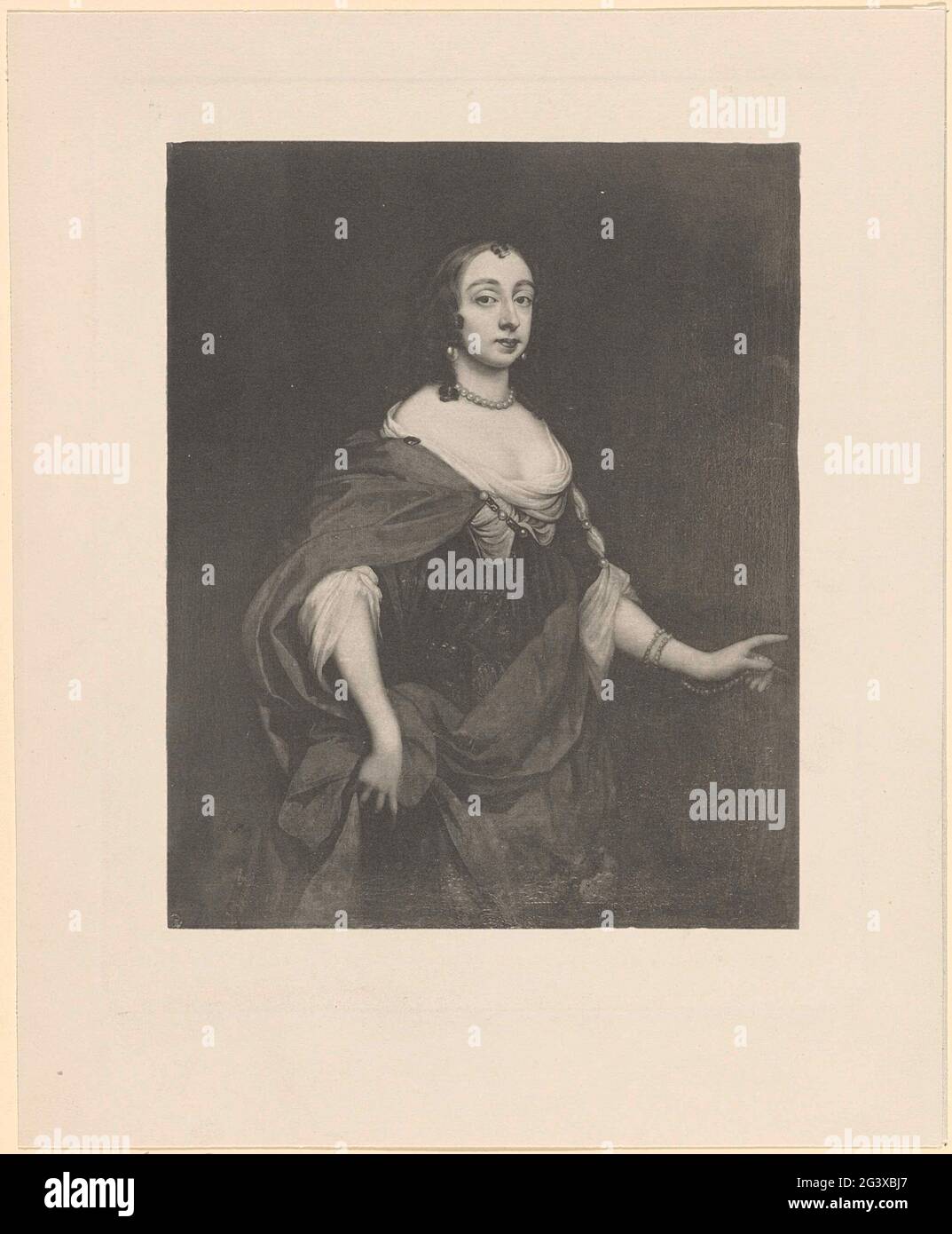 Portrait of Maria Henrietta Stuart Stock Photo - Alamy